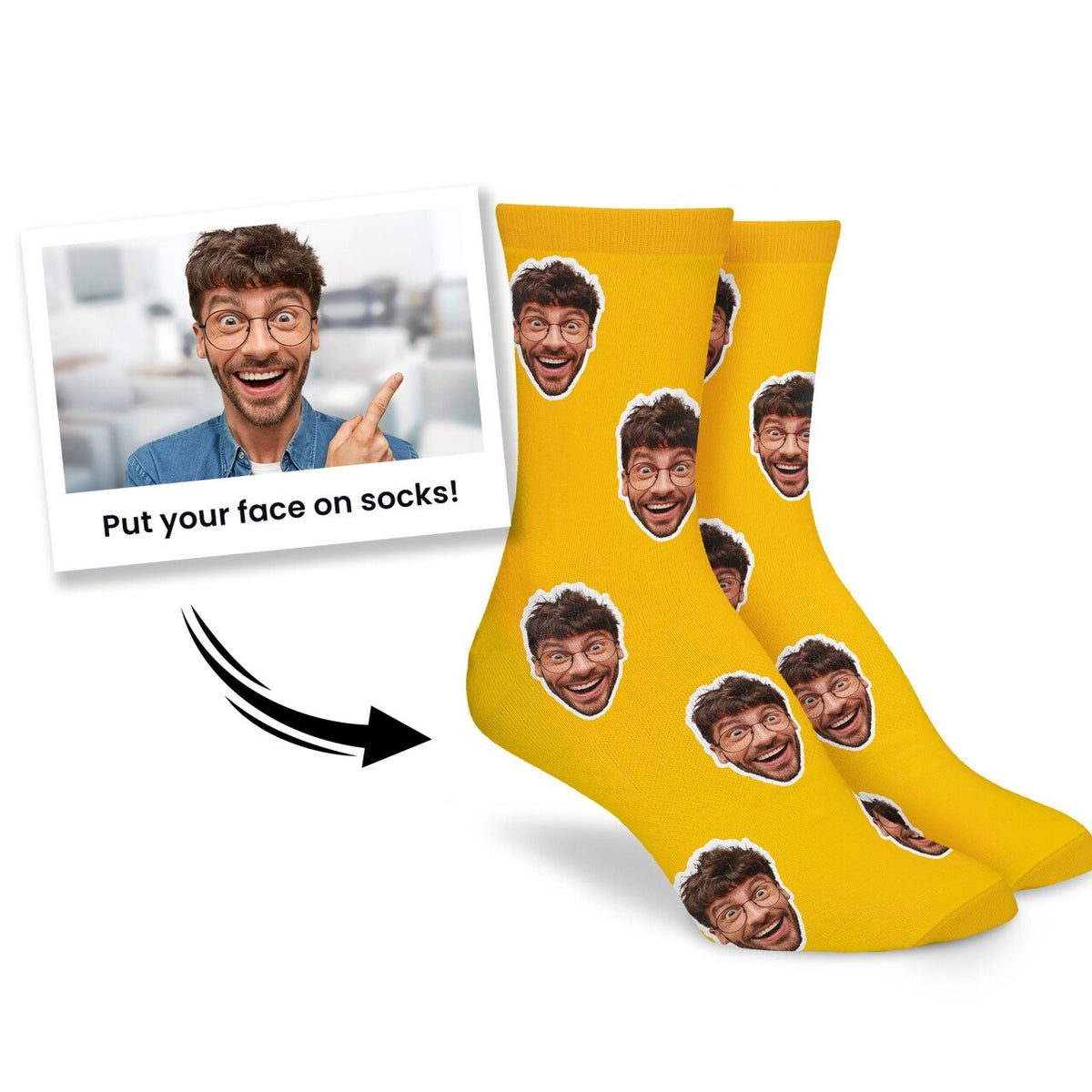 Put your Face on Socks - Personalized Face Socks